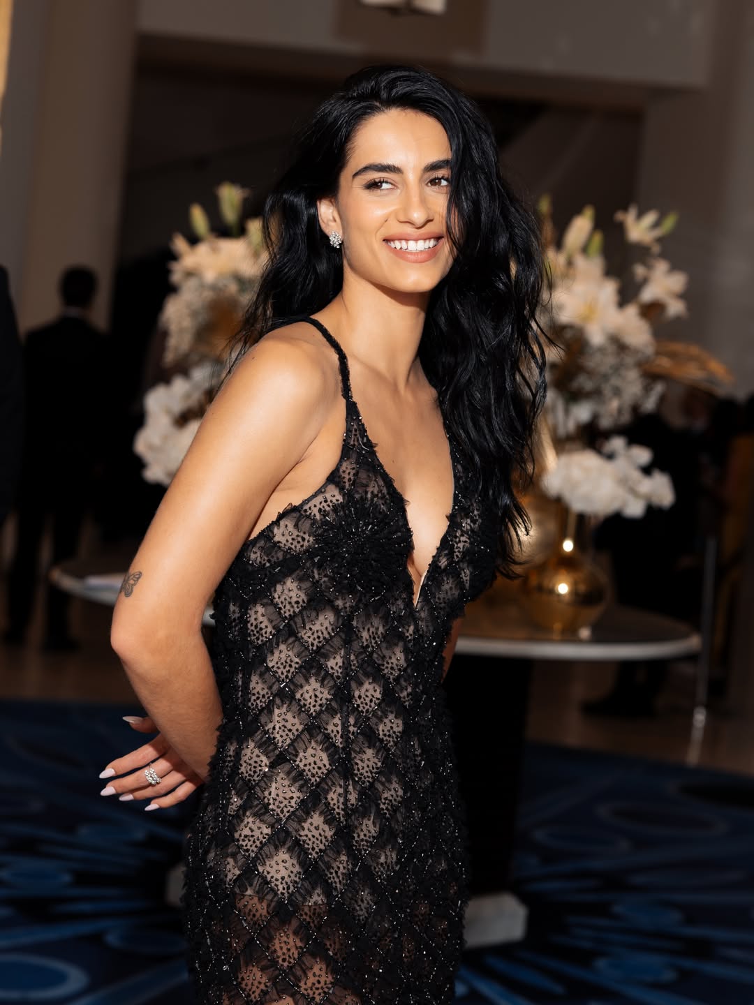 Begoña Vargas Turns Heads in Dramatic Elisabetta Franchi Dress at Cannes
